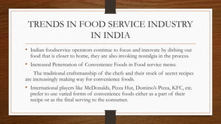 History of Food Service Industry | PPTX