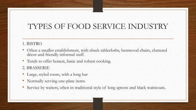 History of Food Service Industry | PPTX