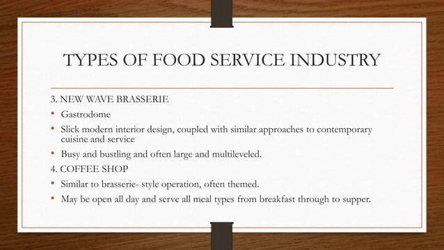 History of Food Service Industry | PPTX