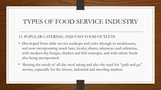 History of Food Service Industry | PPTX