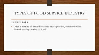 History of Food Service Industry | PPTX