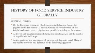 History of Food Service Industry | PPTX
