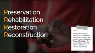 Architectural Conservation "Current Conservation Treatment" | PPTX