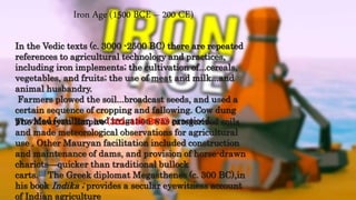 History of Agriculture in India | PPTX