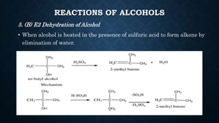 Structures, Names and Physical Properties of Alcohol | PPTX