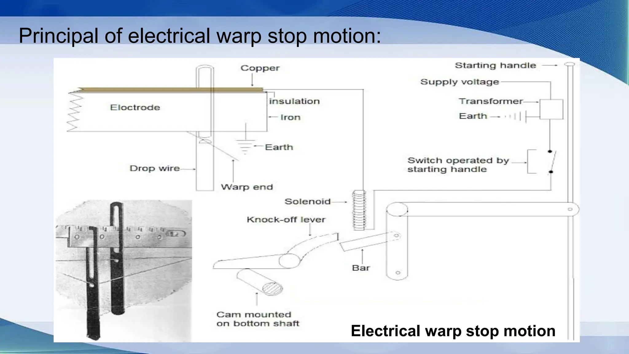 Study on electrical and sensor based warp stop motion | PDF