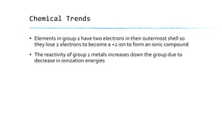 Group 2 and thier properties and reactions.pptx