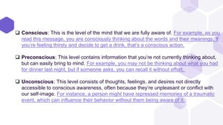 psychodynamic theory of personality..... | PPT