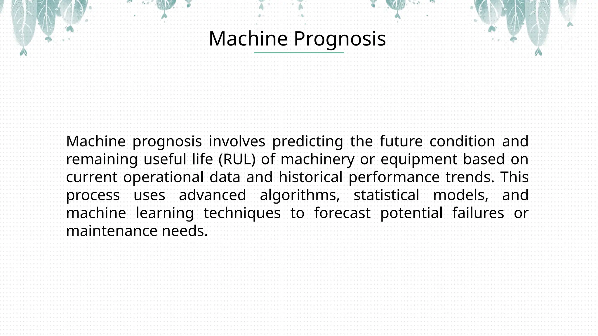 Industry Applications of IoT: Machine Diagnosis & Prognosis and Indoor ...
