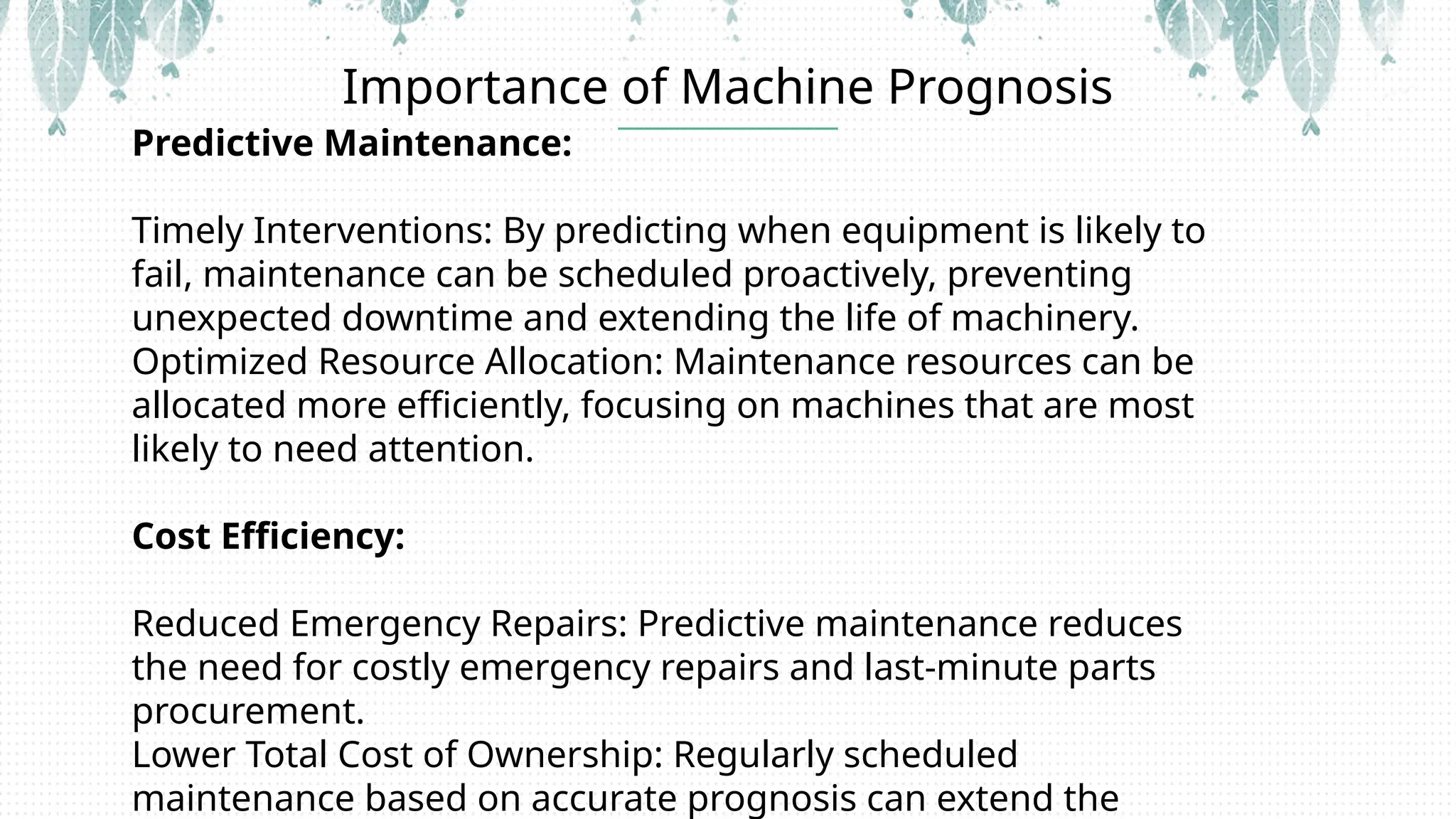 Industry Applications of IoT: Machine Diagnosis & Prognosis and Indoor ...