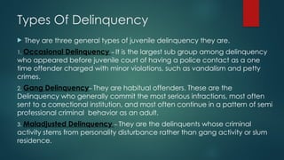 Juvenile Delinquency and Juvenile justice system | PPTX