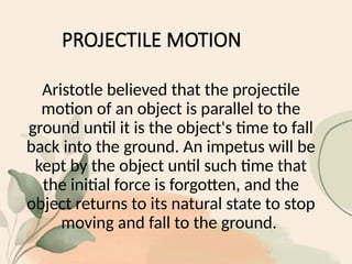 GROUP2- Aristotle's and Galileo's Concept of Motion, .pptx | Physics ...