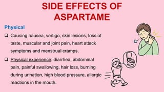 Aspartame | PPT