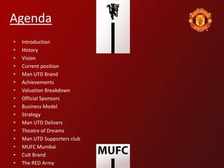 Manchester united - Cult Branding | PPT