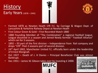 Manchester united - Cult Branding | PPT