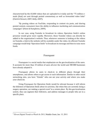 Direct Marketing: Operation Smile | PDF