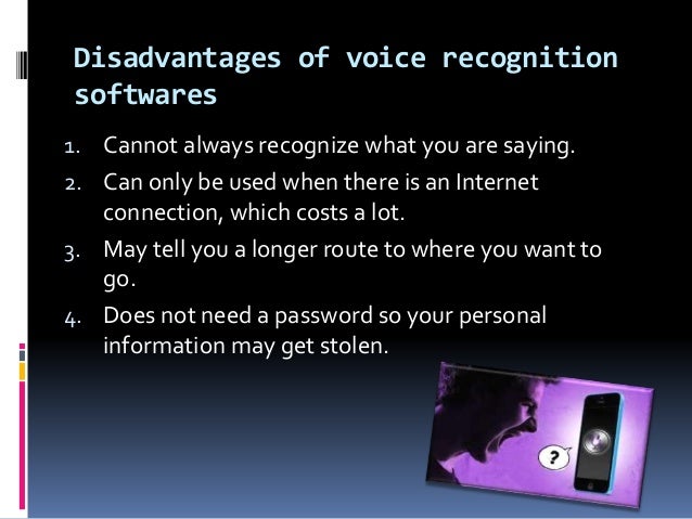 Voice Recognition Software