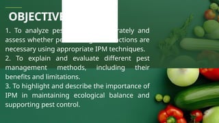 INTEGRATED PEST MANAGEMENT IN SELECTED VEGETABLES | PPTX
