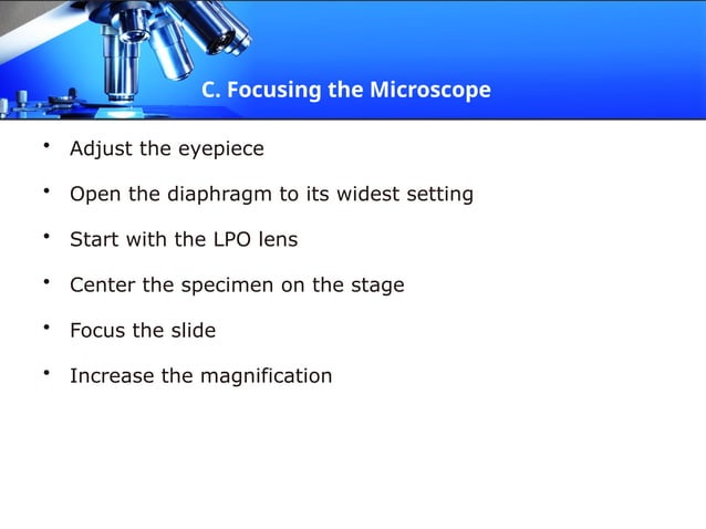 How to Use Microscope and some common mistakes people make when using a microscope | PPTX