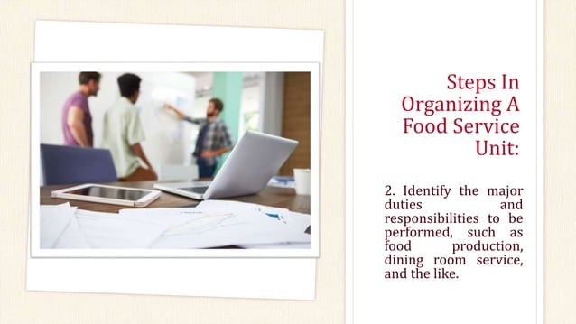 GROUP 2- ORGANIZING FOOD SERVICE OPERATION.pptx | Food Industry ...