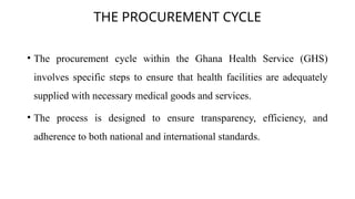 GROUP 2 -PROCUREMENT AND GHILMIS .pptx | Logistics | Business