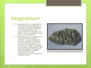 Group 2 the periodic table | ODP