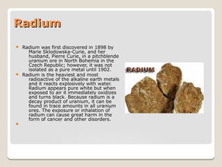 Group 2 the periodic table | PPT