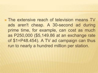 TV advertisements | PPTX