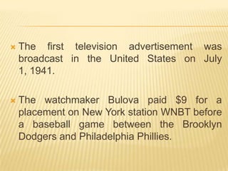 TV advertisements | PPTX