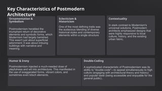 GROUP 20.pptx for post modernism archite | PPTX