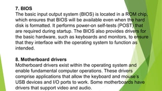 Device drivers and their applications | PPTX