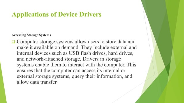 Device drivers and their applications | PPTX