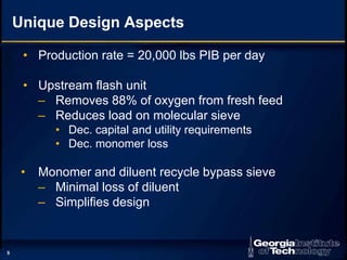 Continuous Polymerization of Isobutylene | PPTX