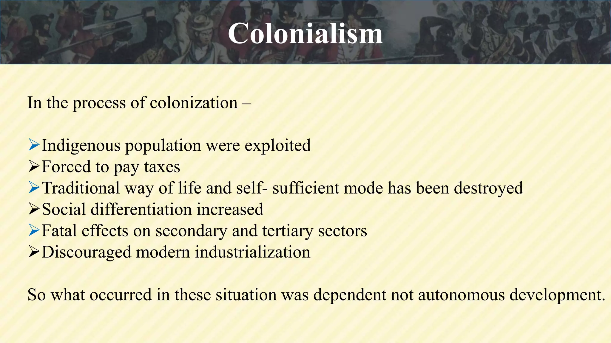 Colonial Expansion: Process of Underdevelopment | PPTX
