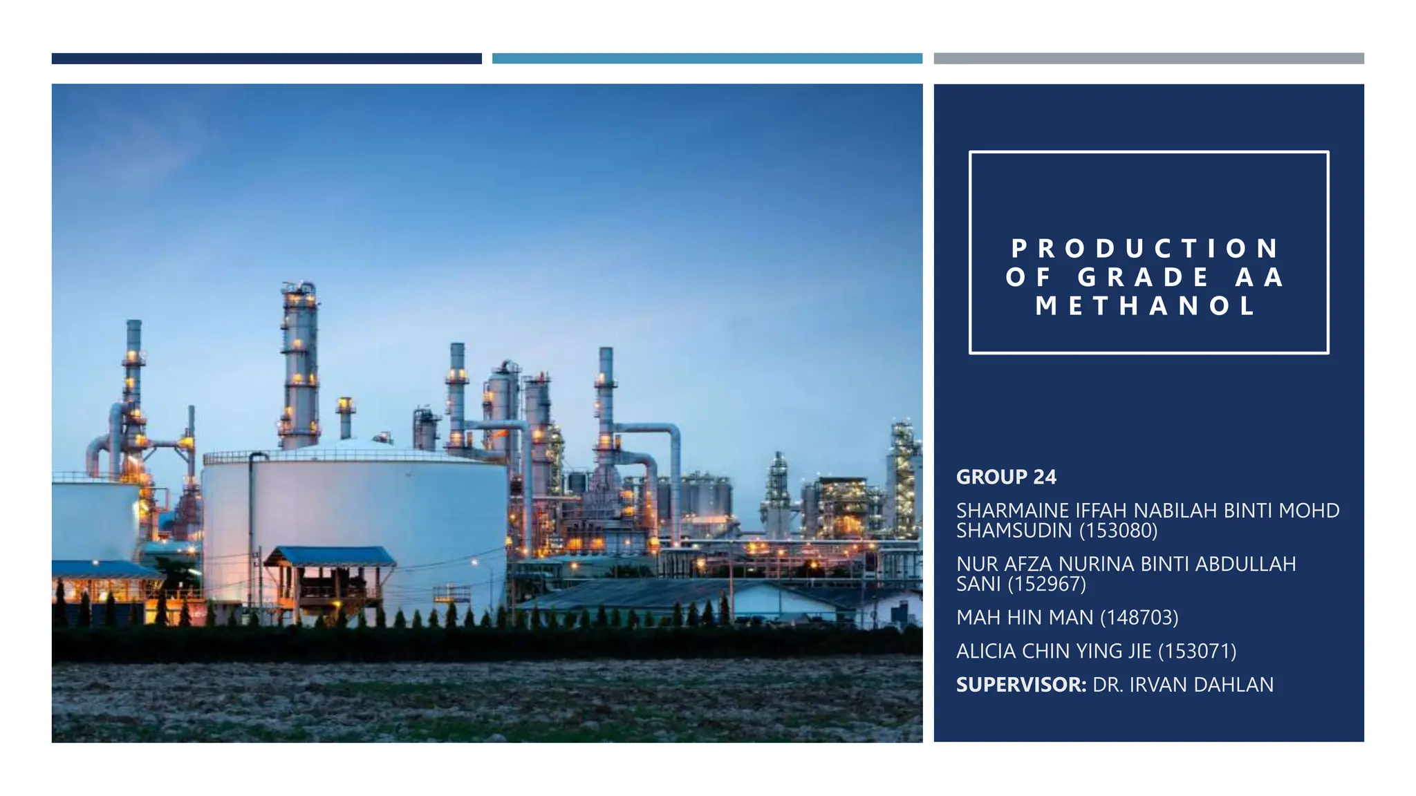 Methanol Process Design: Process Alternatives, Mass and Energy Balance ...