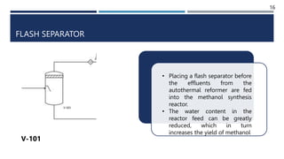 Methanol Process Design: Process Alternatives, Mass and Energy Balance ...