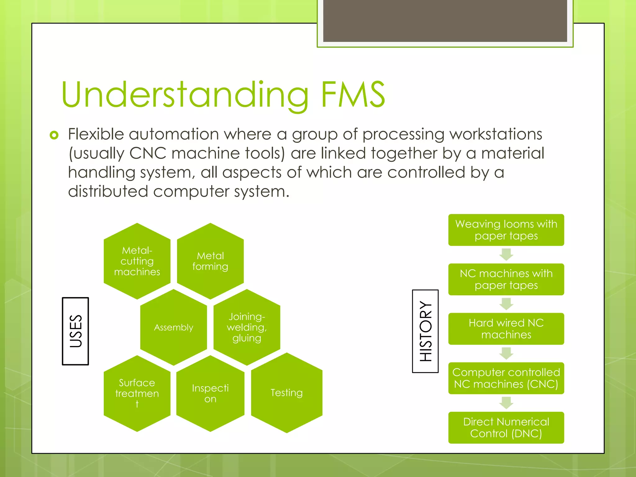 Flexible manufacturing systems analysis | PPTX