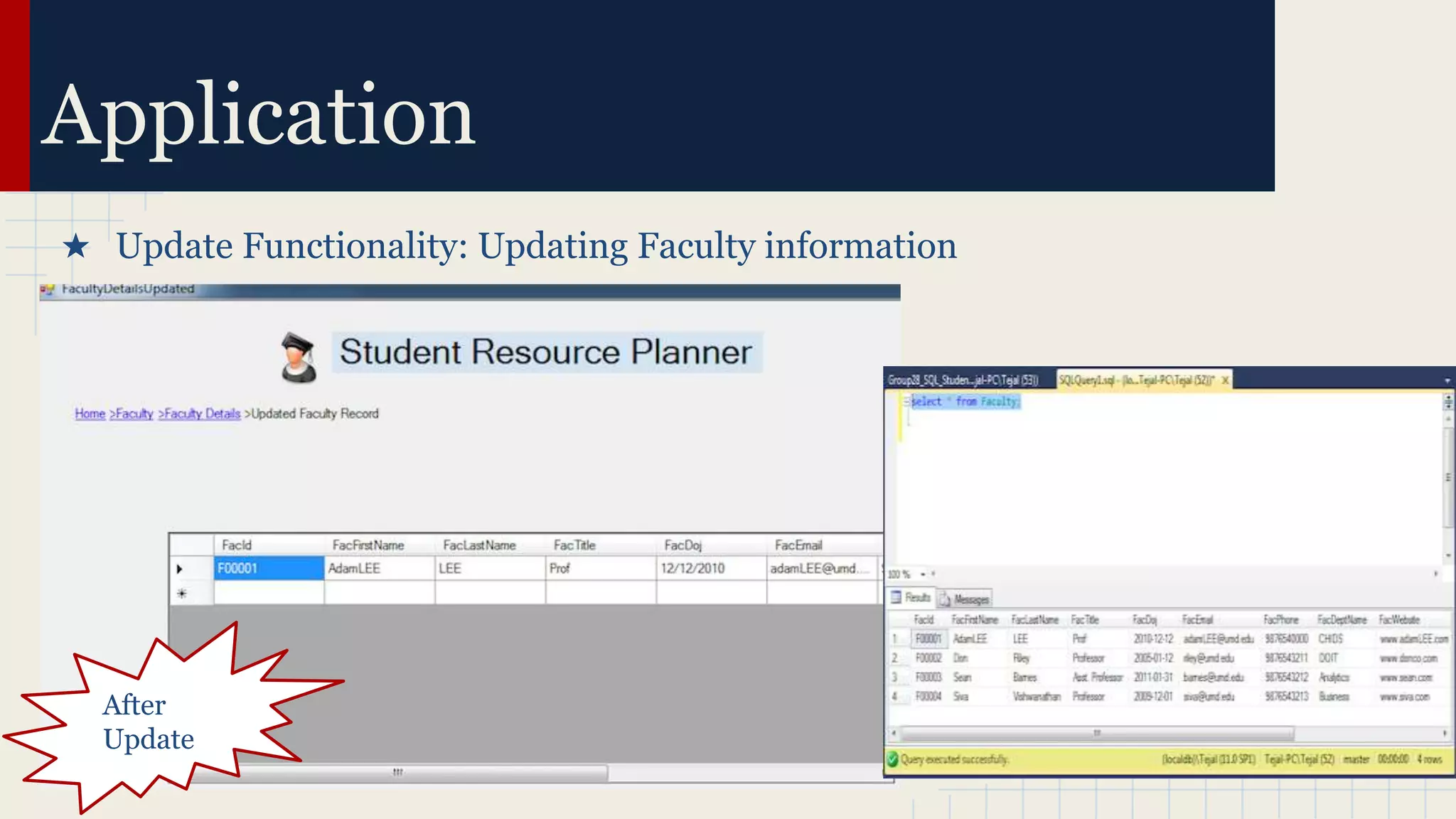 Student Resource Planner Database Presentation | PPTX | Databases ...