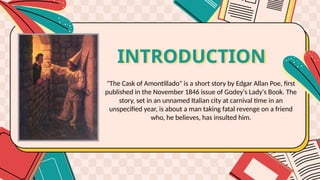 In-Depth Analysis of Edgar Allan Poe's The Cask of Amontillado | PPTX