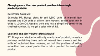 Analisis Hubungan Biaya, volume, laba | PPTX