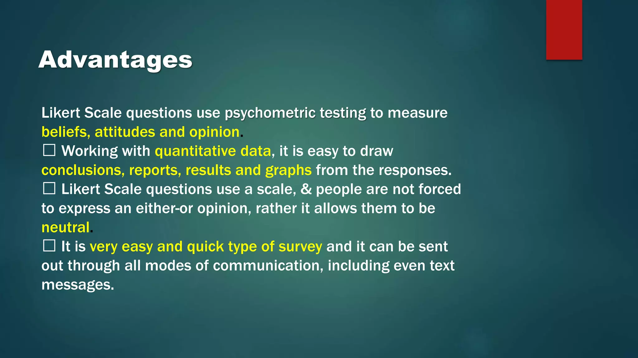 Attitude Measurement Scales | PPTX