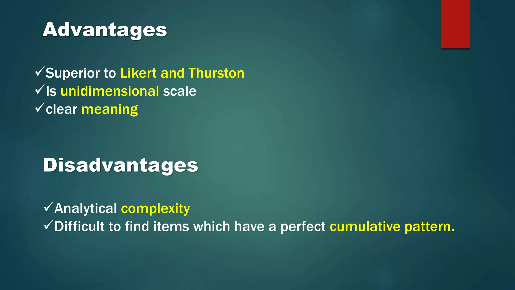 Attitude Measurement Scales | PPTX