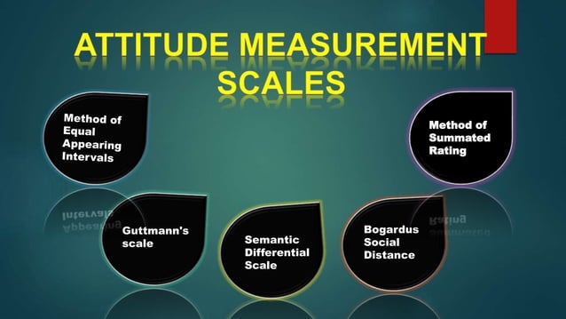 Attitude Measurement Scales | PPTX | Educational Assessment | Education