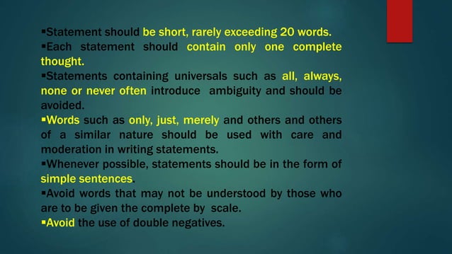 Attitude Measurement Scales | PPTX | Educational Assessment | Education