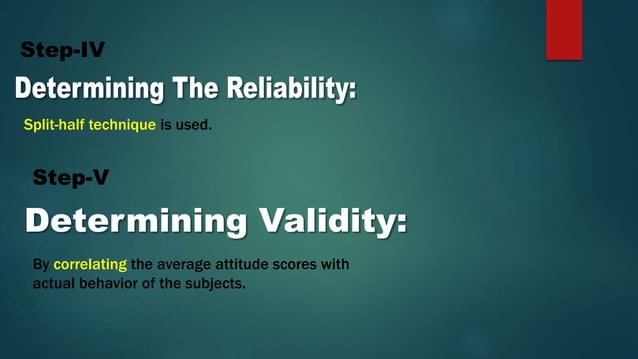 Attitude Measurement Scales | PPTX | Educational Assessment | Education