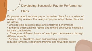 Incentive Plans and Executive Compensation | PPTX