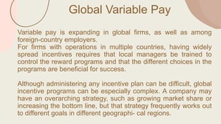 Incentive Plans and Executive Compensation | PPTX