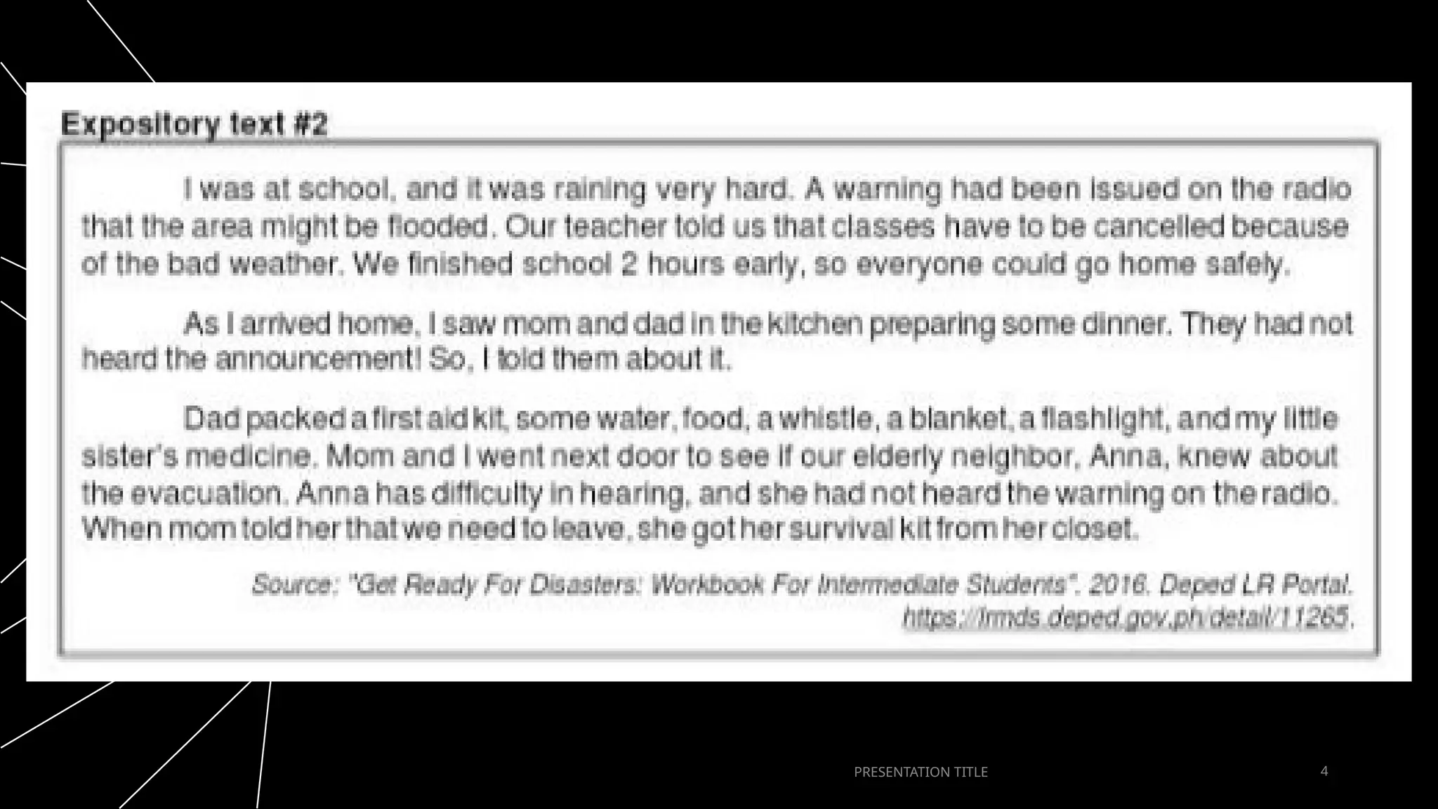 English Quarter 3 Grade 8 Visual Aids in English | PPTX