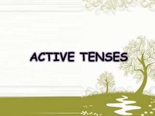active tenses and discussion text | PPT