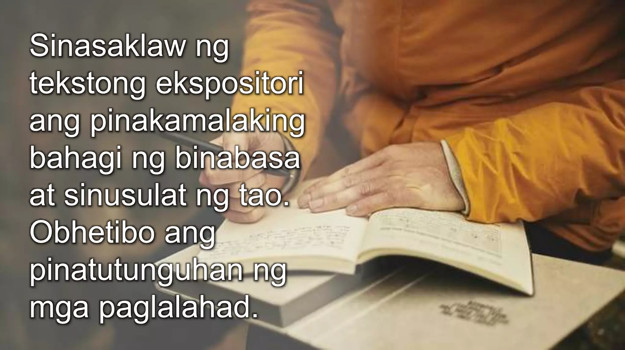 Tekstong Ekspositori Filipino 2 | PPTX